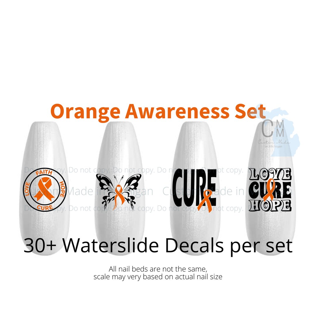 Awareness Nails, Adhd, Copd, Crps, Kidney Cancer, Leukemia, Multiple ...