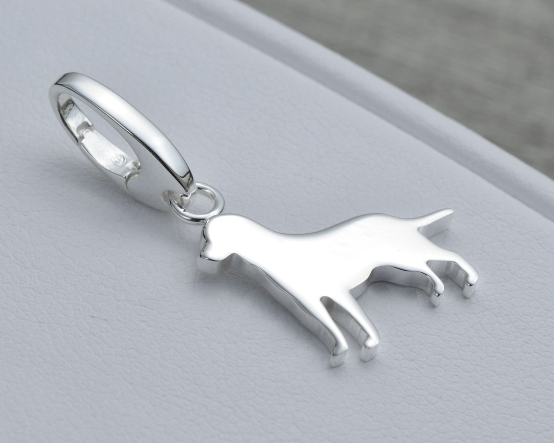 Dog Charm Sterling Silver, Labrador Charm, Dog Lover Gift, Dog Lover ...