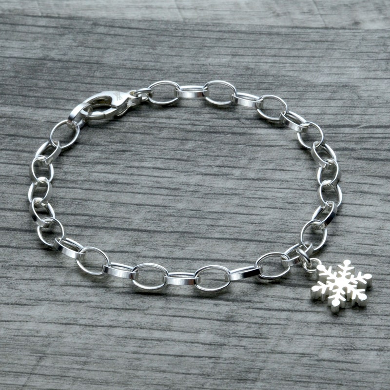 Snowflake Bracelet - Etsy