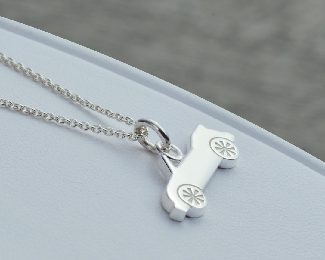 Car Necklace Sterling Silver, Convertible Necklace - Etsy