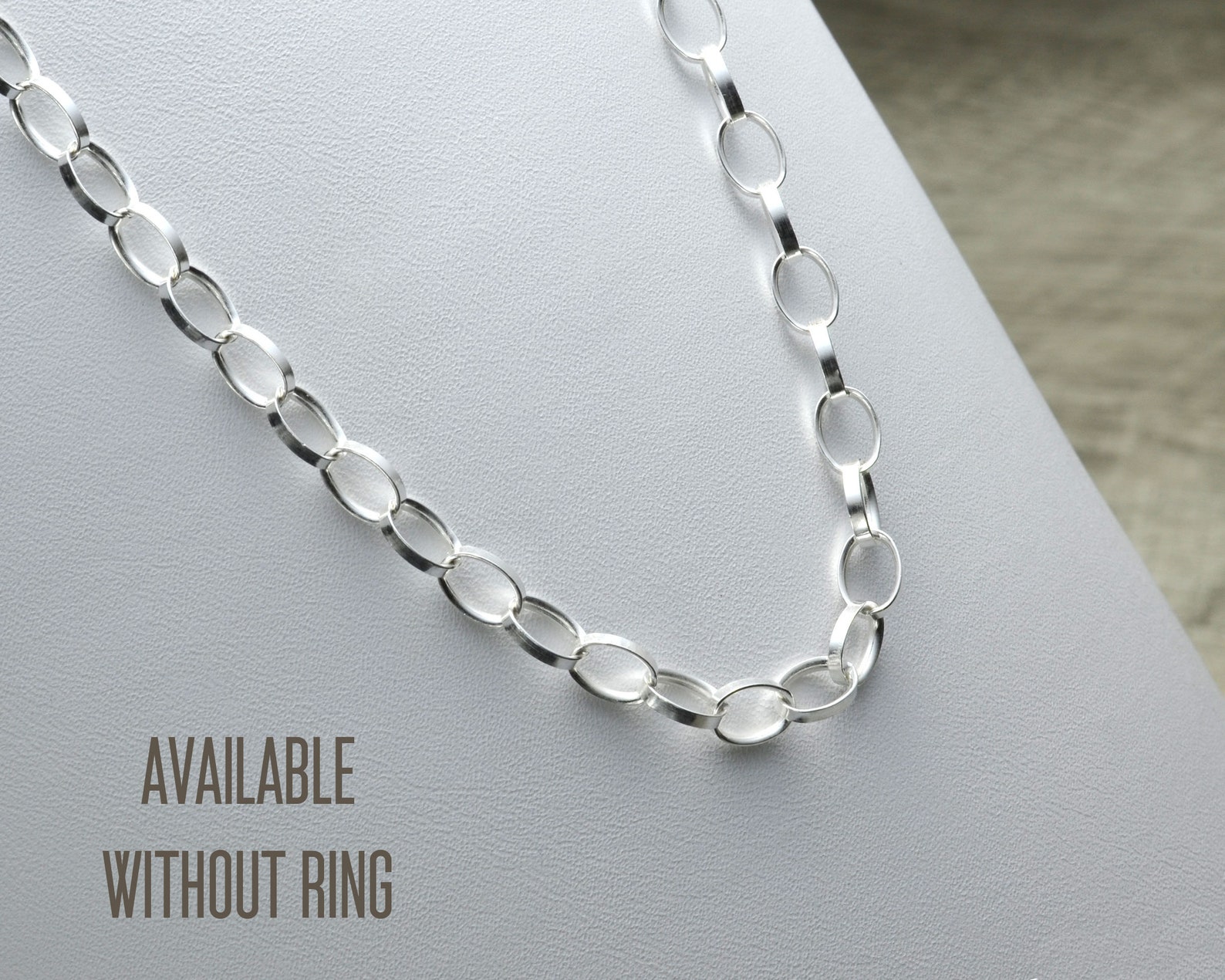 Sterling Silver Charm Necklace Rolo Link Multi Charm Silver - Etsy