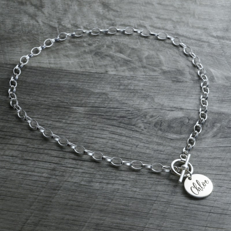 Initial Choker - Etsy