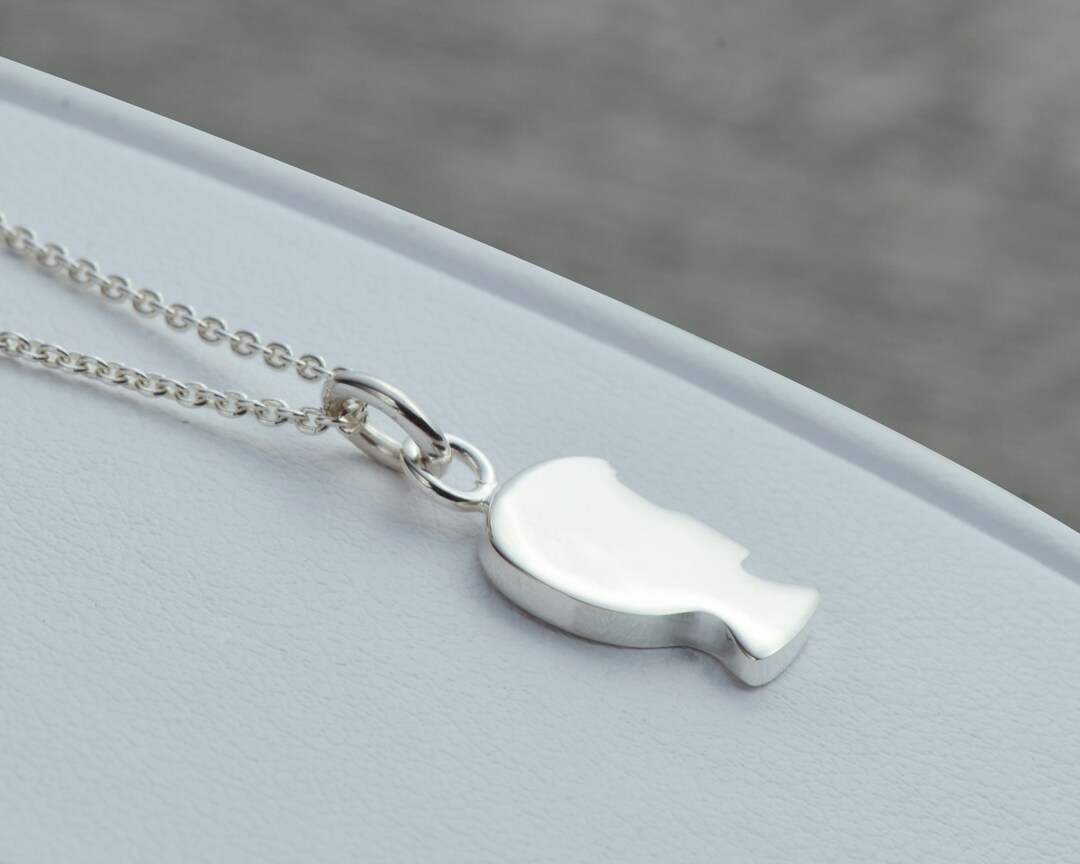 Silver Baby Boy Necklace, Sterling Silver Pendant Necklace, New Mom ...