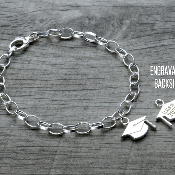 Graduation Cap Charm - Etsy