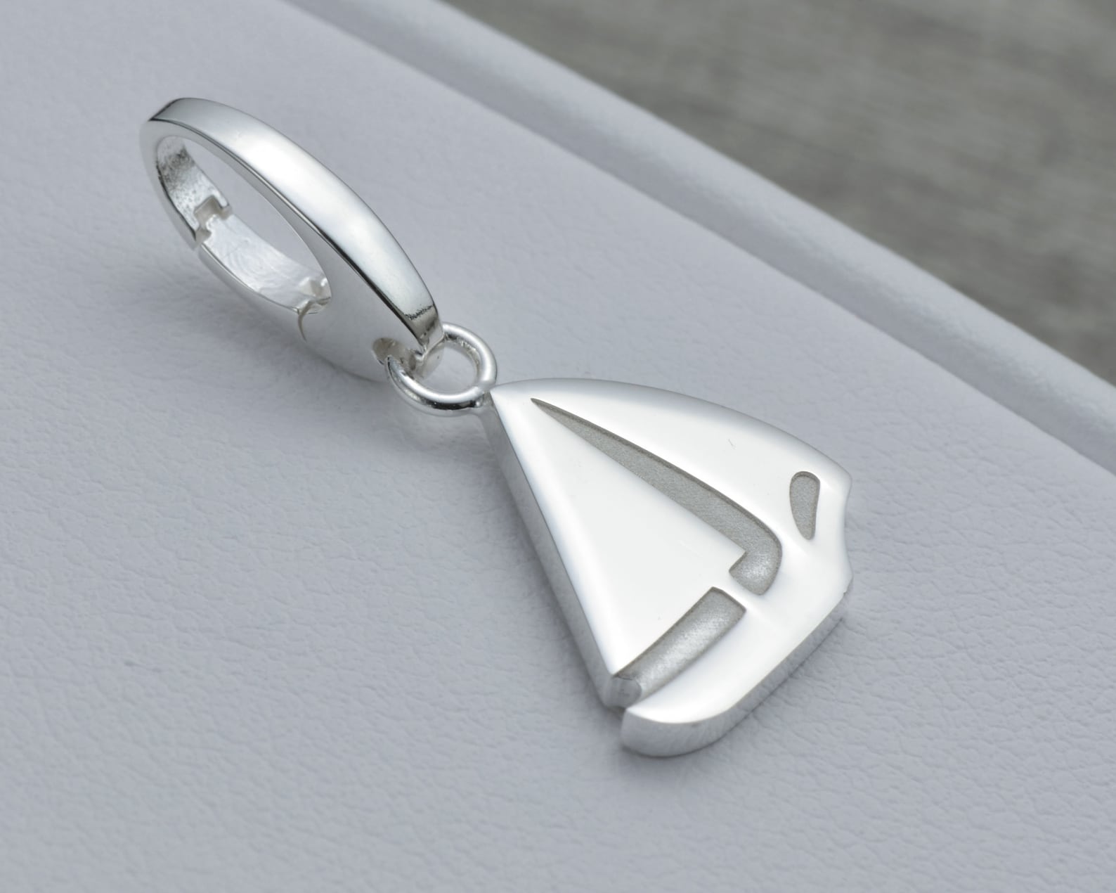 Sailboat Charm Sterling Silver Nautical Sailing Boating Ocean - Etsy