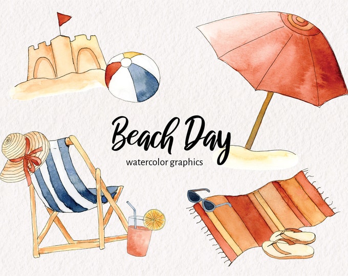 Watercolor Camping Clipart - PNG Instant Download - Tent - Camper ...