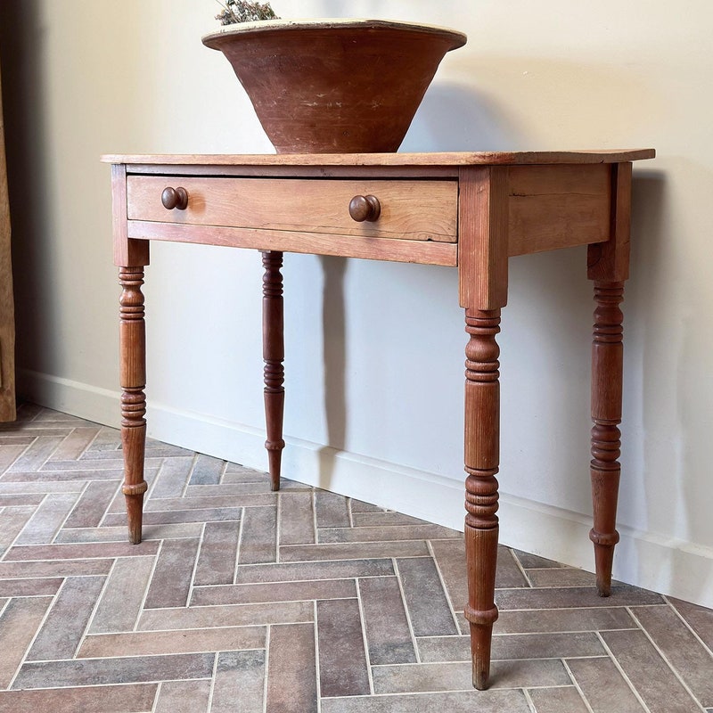 Primitive Side Table - Etsy