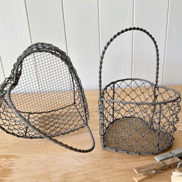 Wire Heart Basket - Etsy