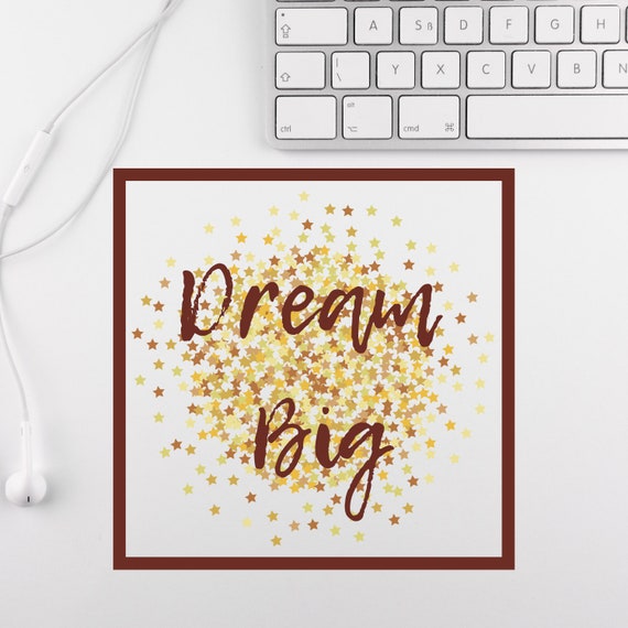 Printable Motivational Quotes Stickers Small 2 inch | Etsy