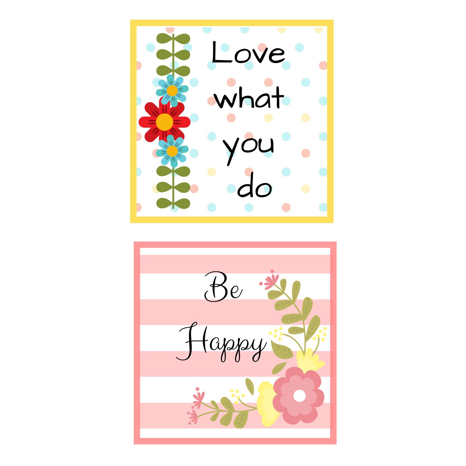 Printable Motivational Quotes Stickers small 2 Inch - Etsy