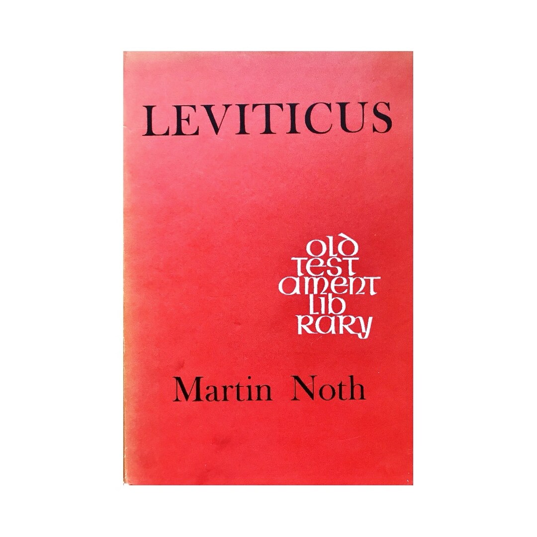 Leviticus by Martin Noth 1965 First English Edition - Etsy