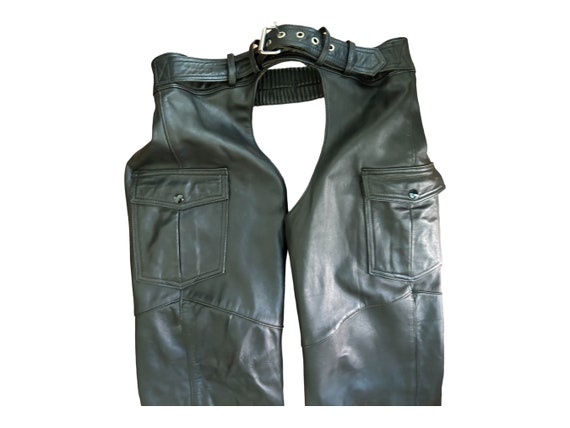 Harley Davidson Chaps. High Quality Leather. Vintage … - Gem