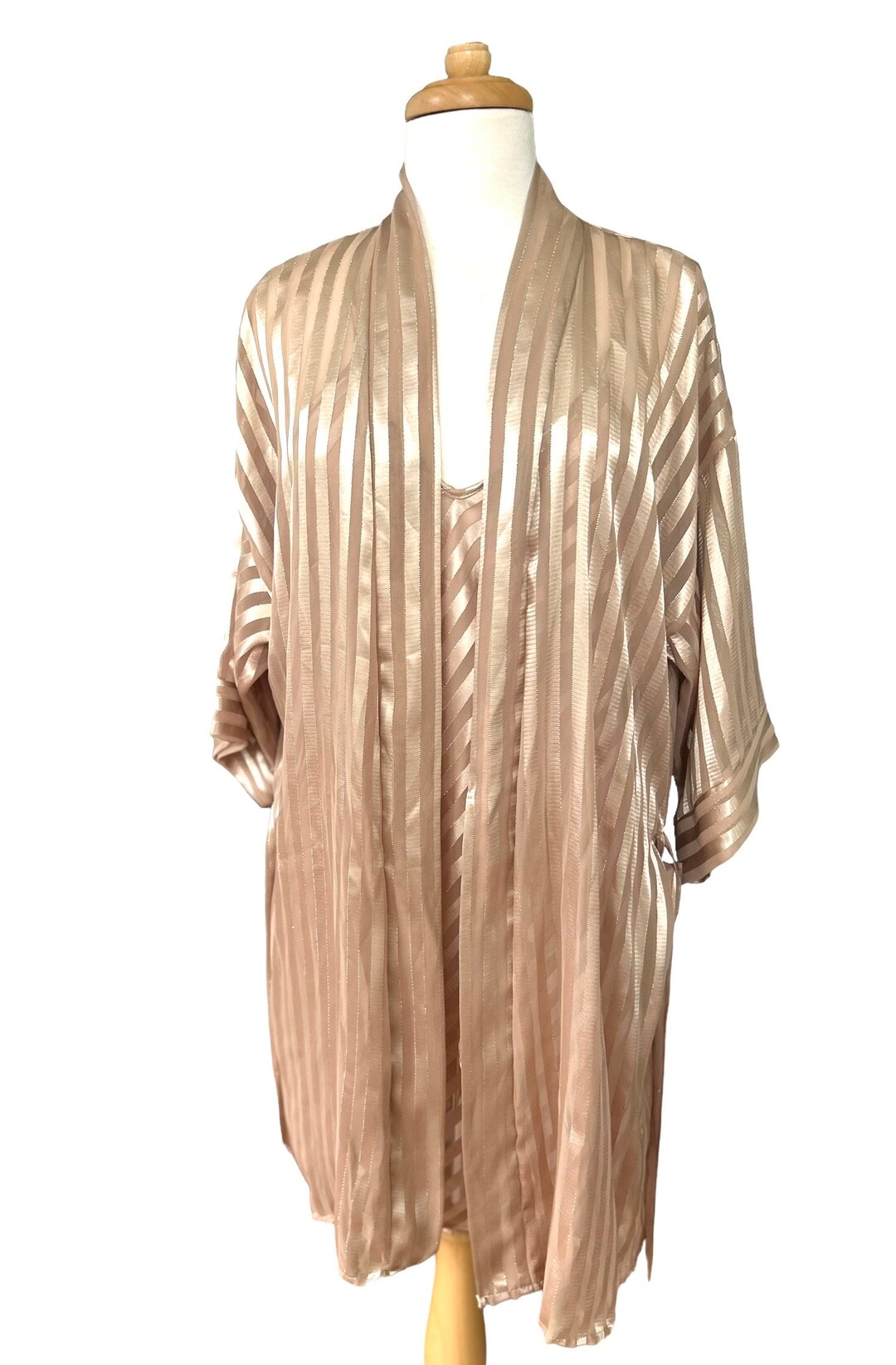 Gold 2 PC Negligee Set by Kristine Tyler. Vintage 80s. Size L. - Etsy