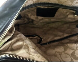 COACH Messenger Bag. Black Leather Crossbody Purse. Vintage. 9188 - Etsy