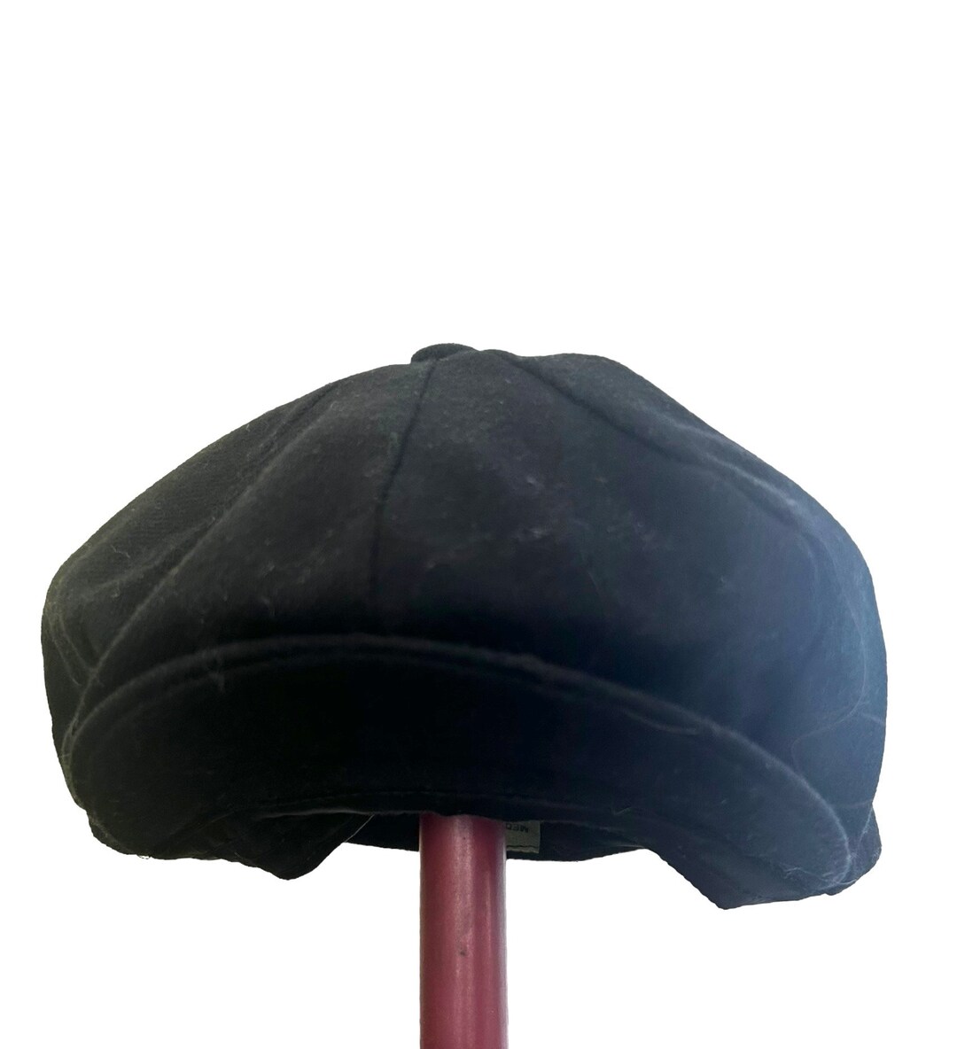 Stetson 1940s Page Boy Cap. Newsboy. Snap Front. Black Vintage Hat ...