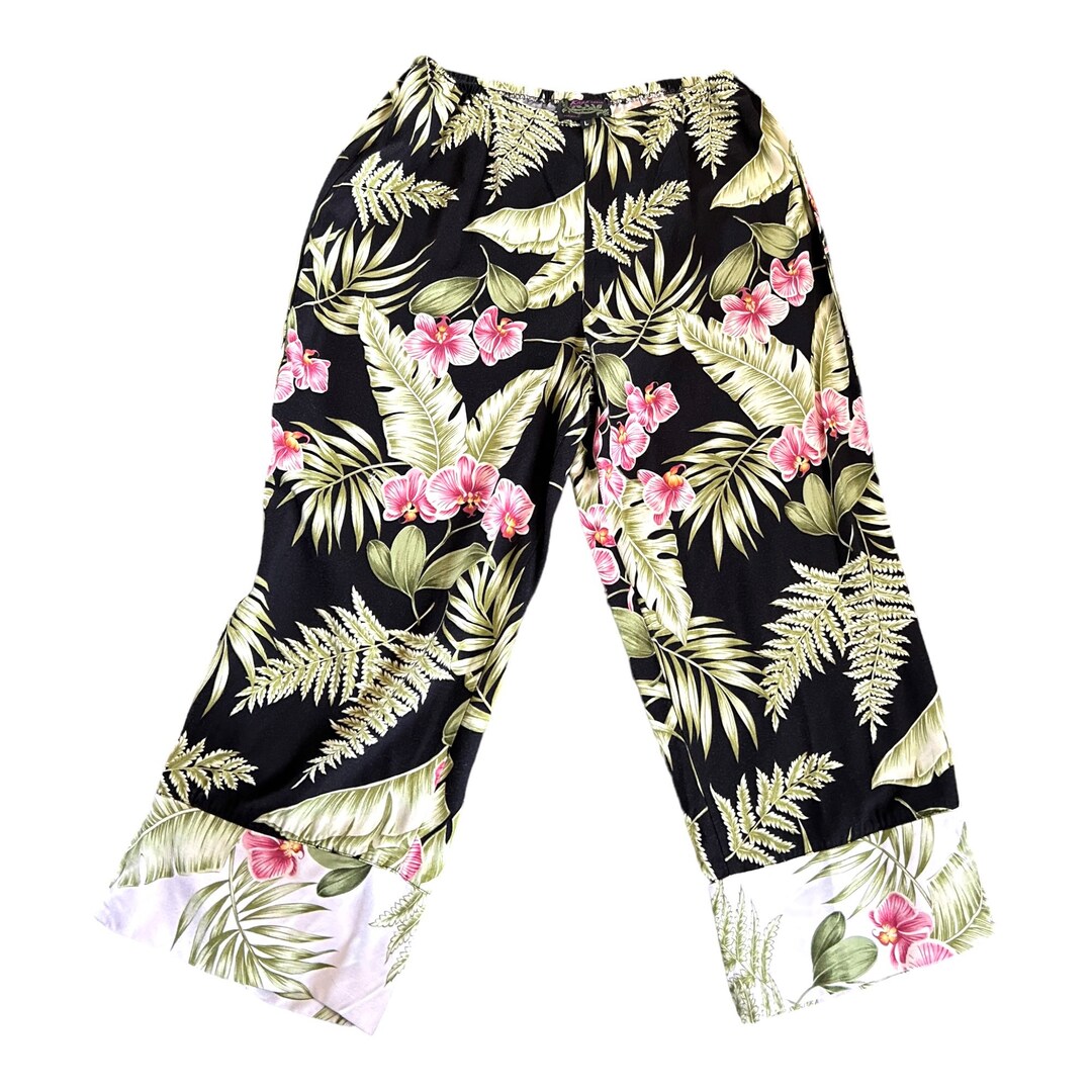 Vintage Capris by Kauaiana. Made in Hawaii. Cargo Pants. Womens Sz ...