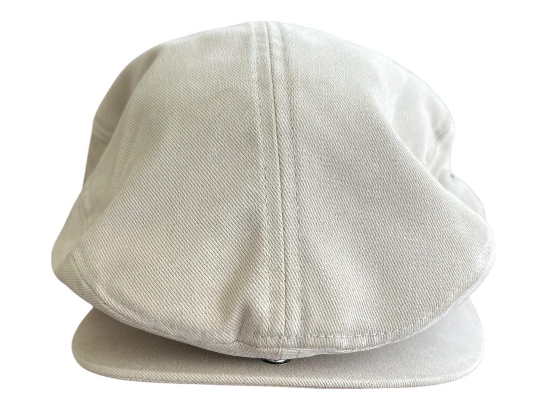 Marshall Field 1970s Page Boy Cap. Vintage Newsboy Cap. Beige Snap ...