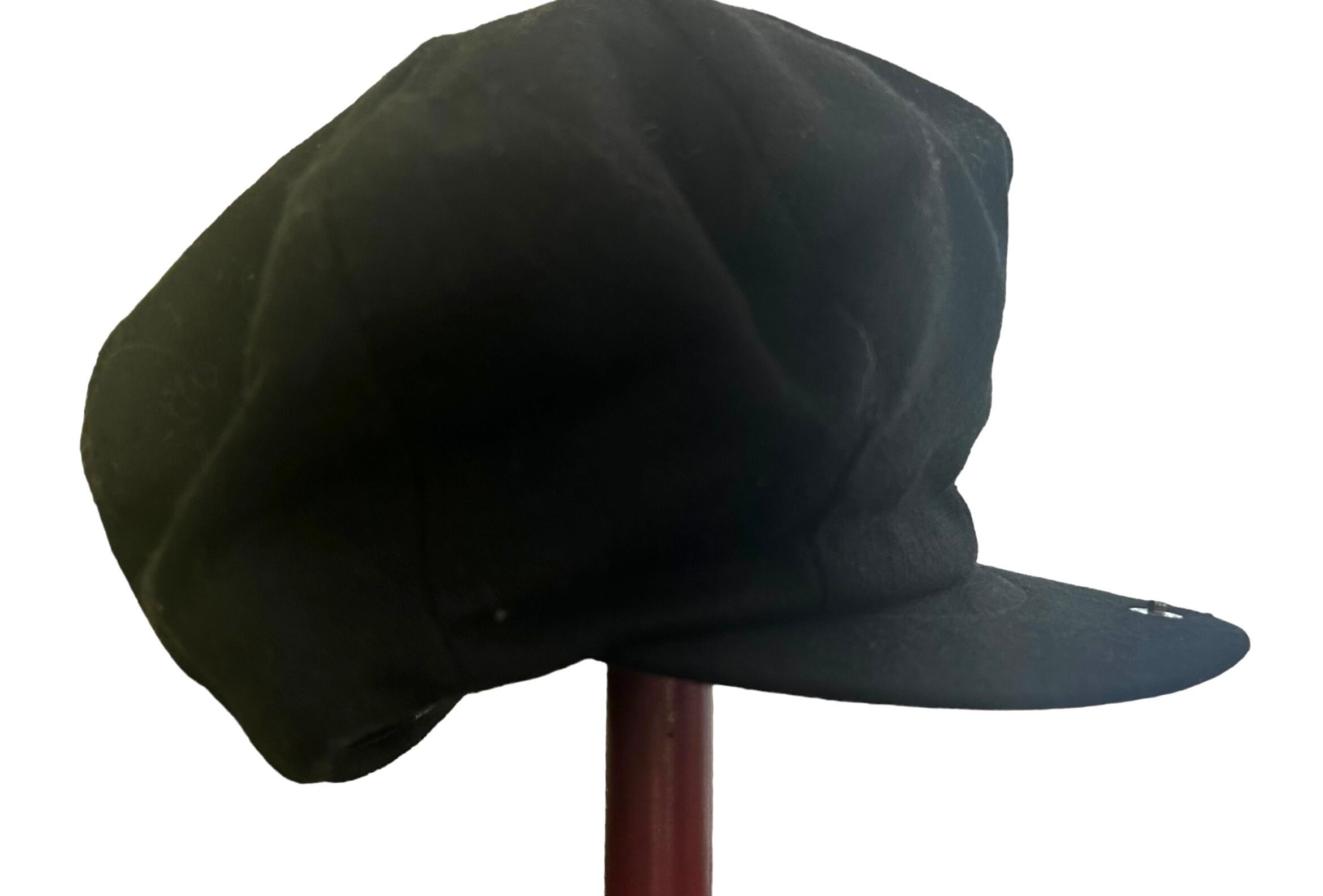 Stetson 1940s Page Boy Cap. Newsboy. Snap Front. Black Vintage Hat ...