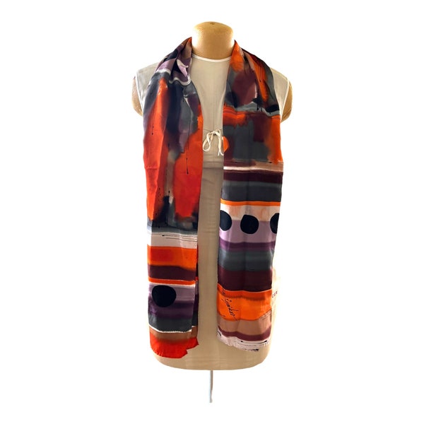 Silk Scarf Vintage - Etsy