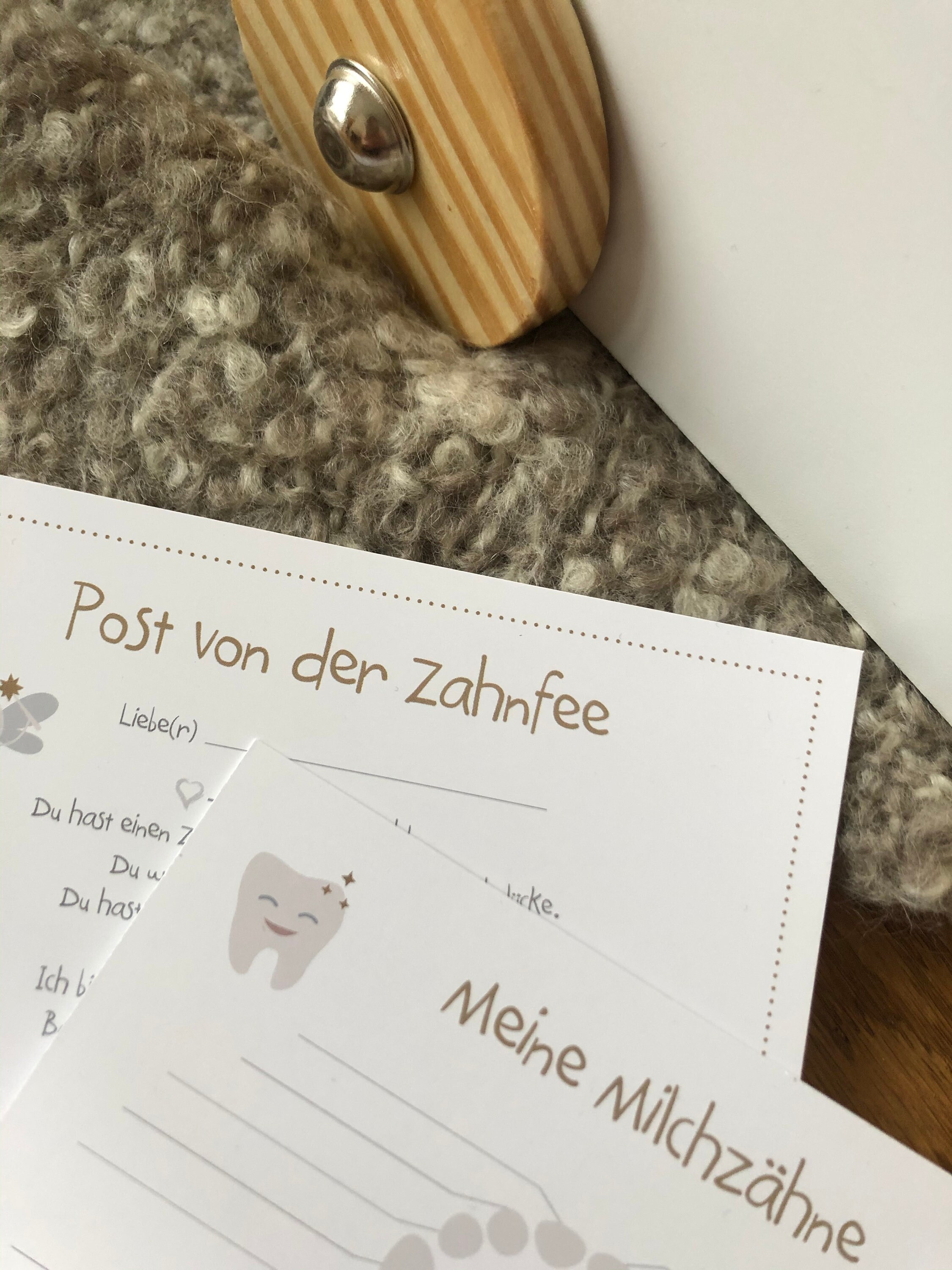 Post von der Zahnfee Postkarte Karte zum ausfüllen | Etsy