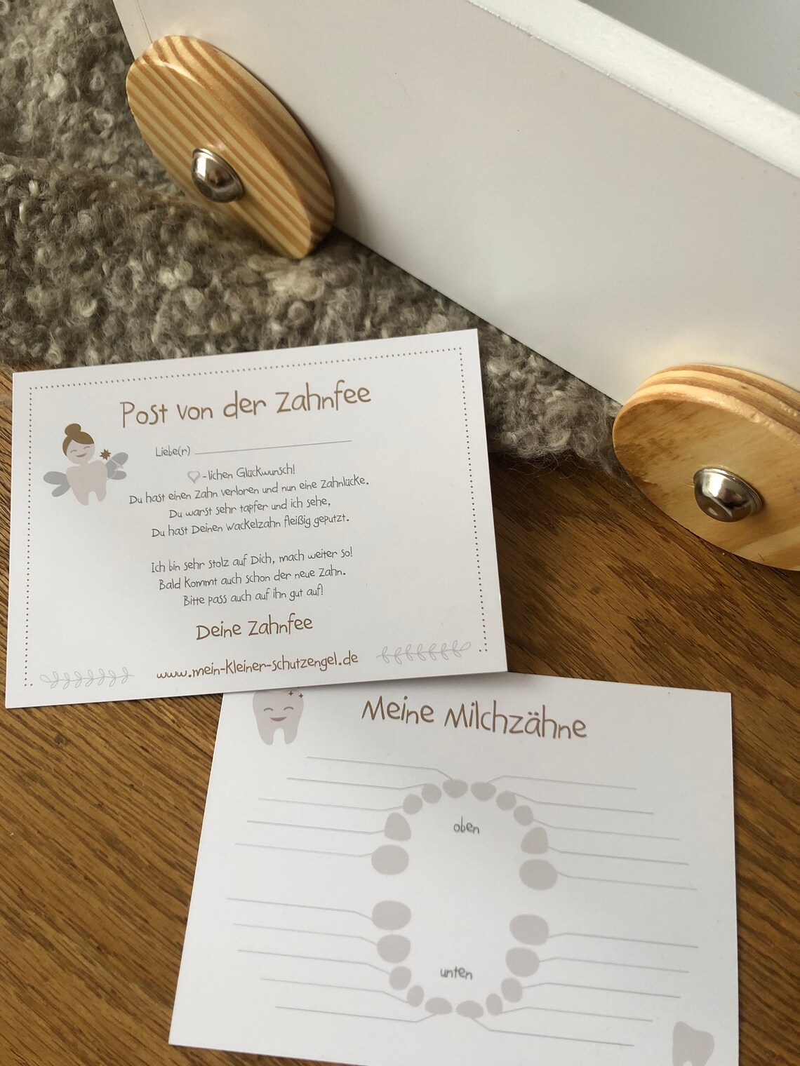 Post von der Zahnfee Postkarte Karte zum ausfüllen | Etsy