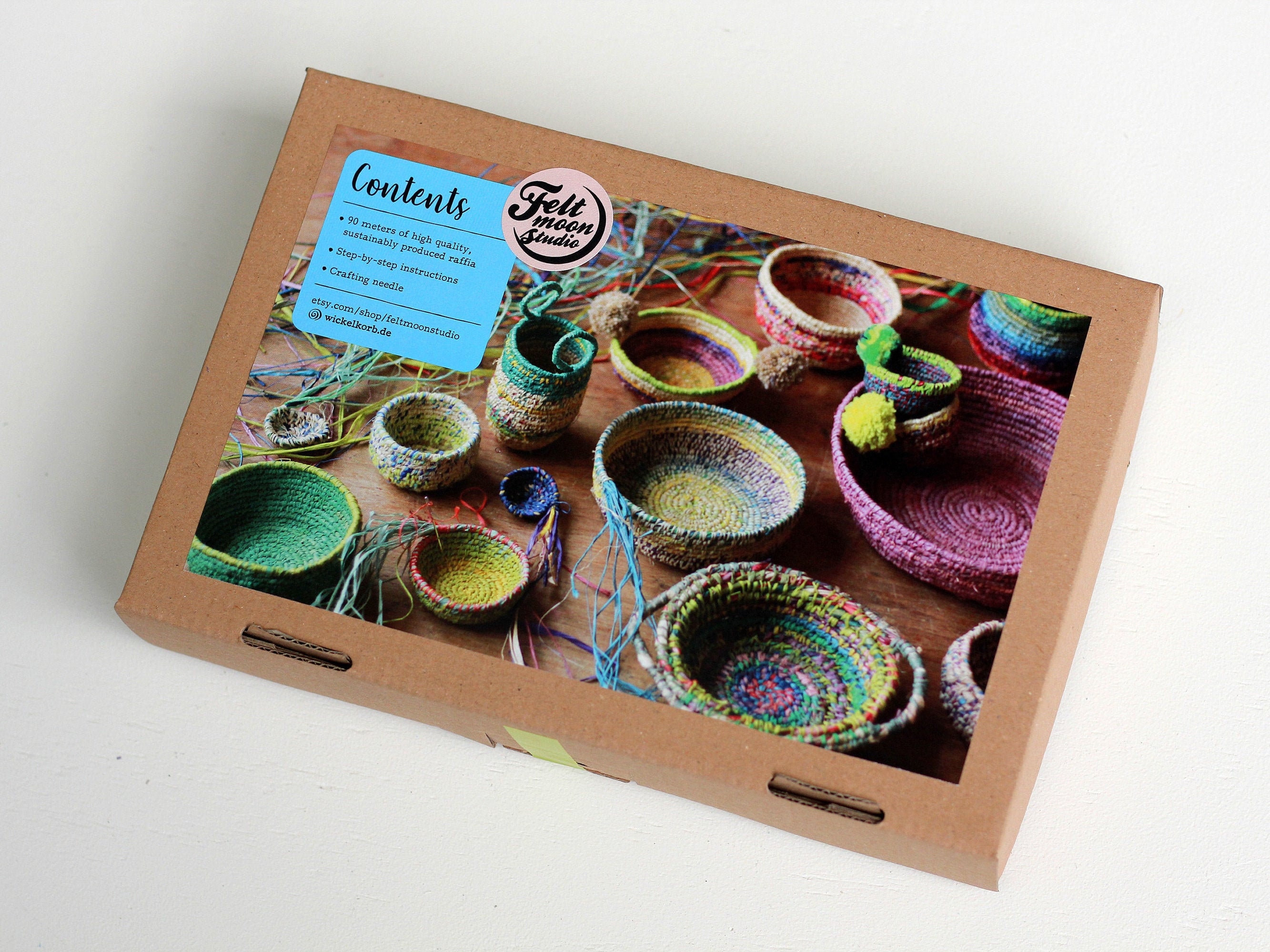 Coil Basket Kit grape DIY Basket Weaving Kit Raffia - Etsy