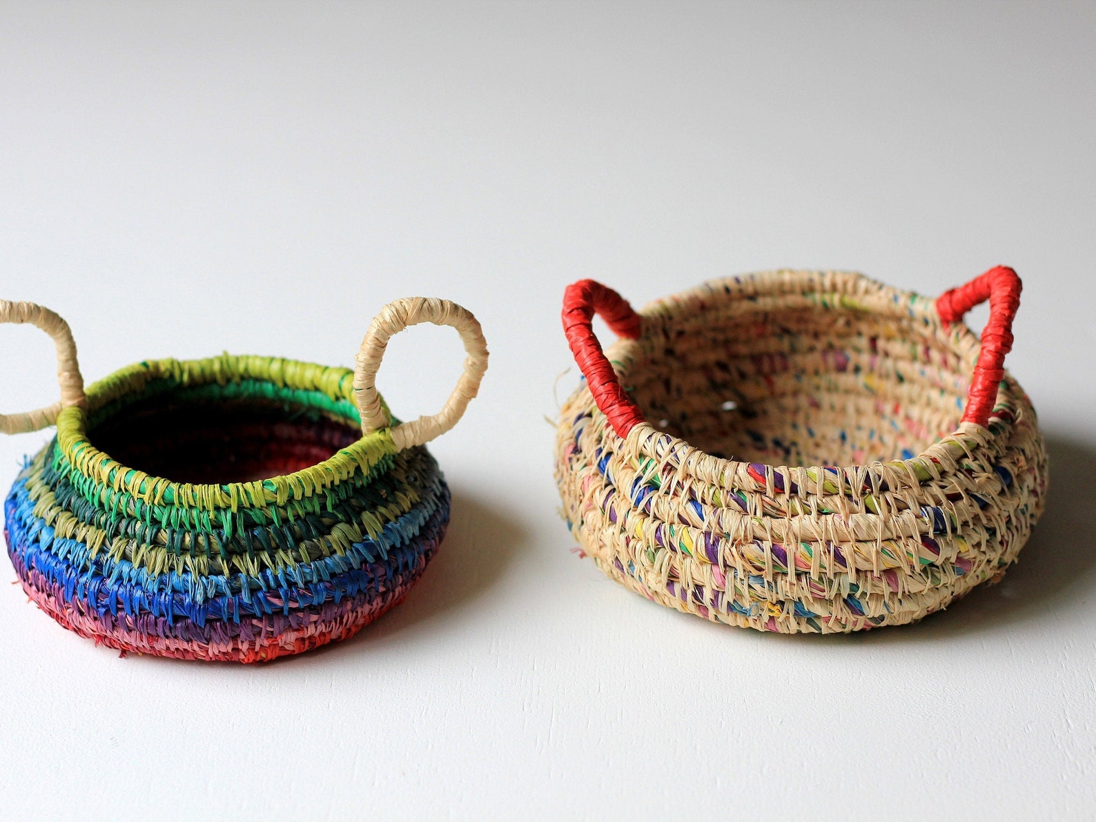 Coil Basket Kit confetti DIY Basket Weaving Kit Raffia - Etsy