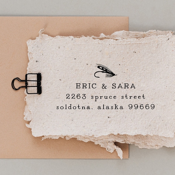 Fishing Rubber Stamp - Etsy