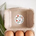 DIGITAL FILE, Custom Egg Sticker, Fresh Eggs, Chicken Sticker, Egg ...