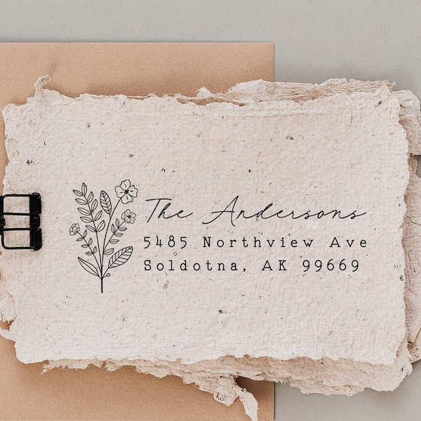 Custom Seed Packet Stamp Wildflower Seed Stamp Seed Labeling Stamp From ...