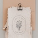 Custom Flower Bouquet Stamp, Fresh Cut Flowers Stamp, Floral Stamp ...