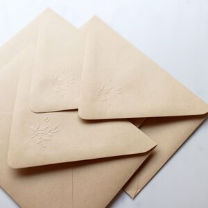 Monogram Floral Embosser | Simple Envelope Embosser, Emboss Wedding ...