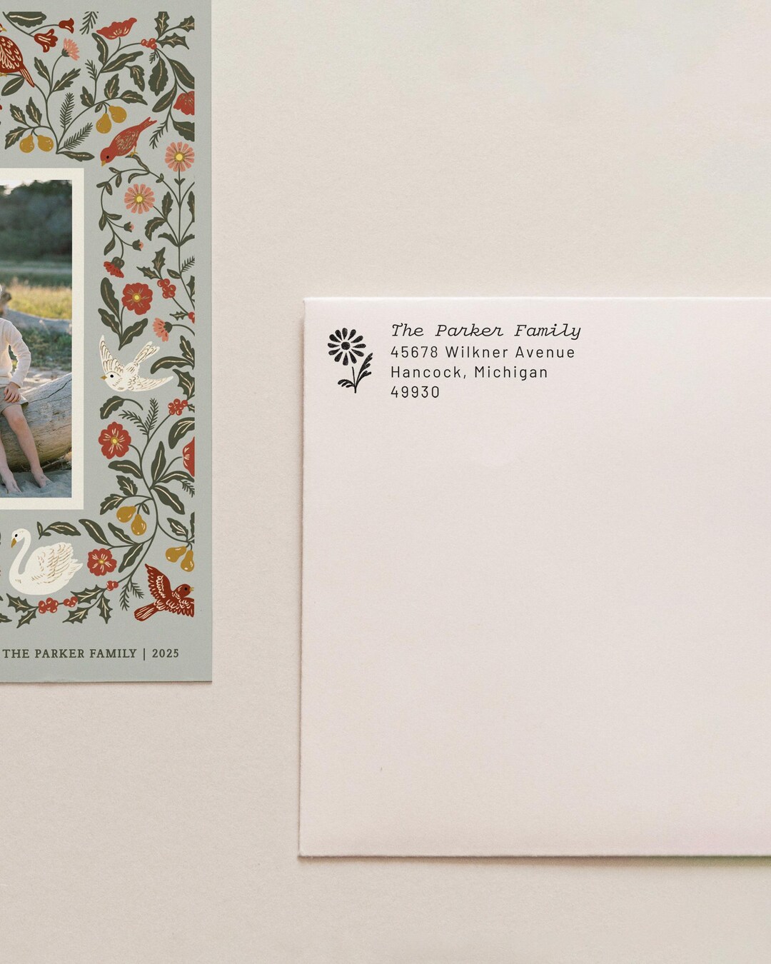 Custom Return Address Stamp, Simple Sans Serif Font Stamp, Scandinavian ...