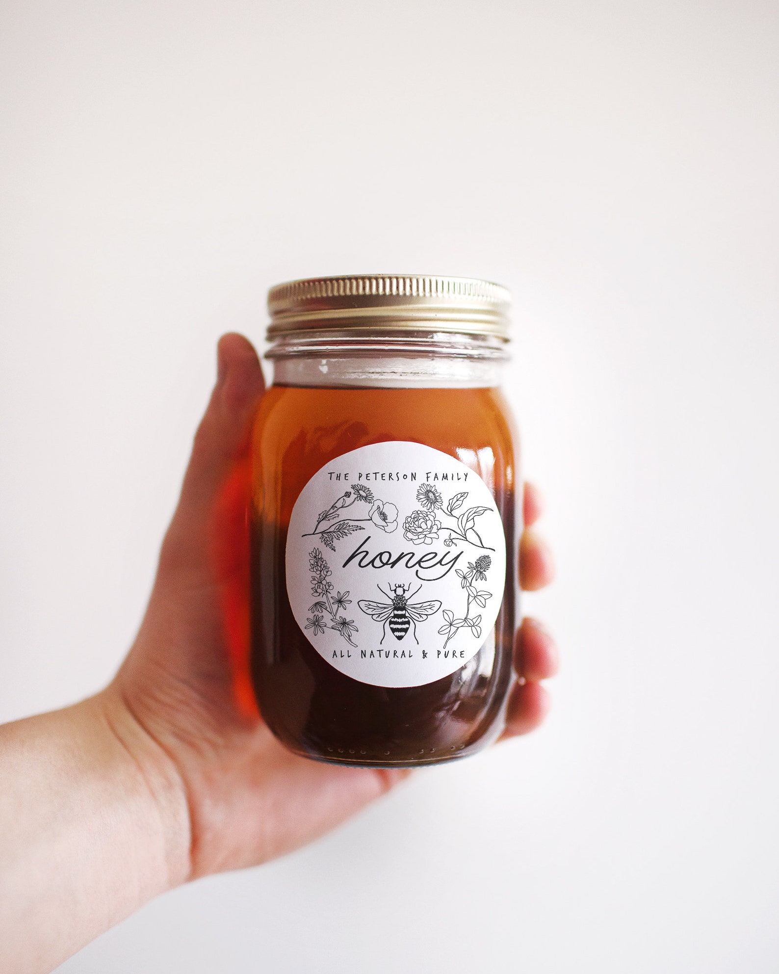 Custom Honey Label Stamp Raw Honey Labels Stamp Honey | Etsy