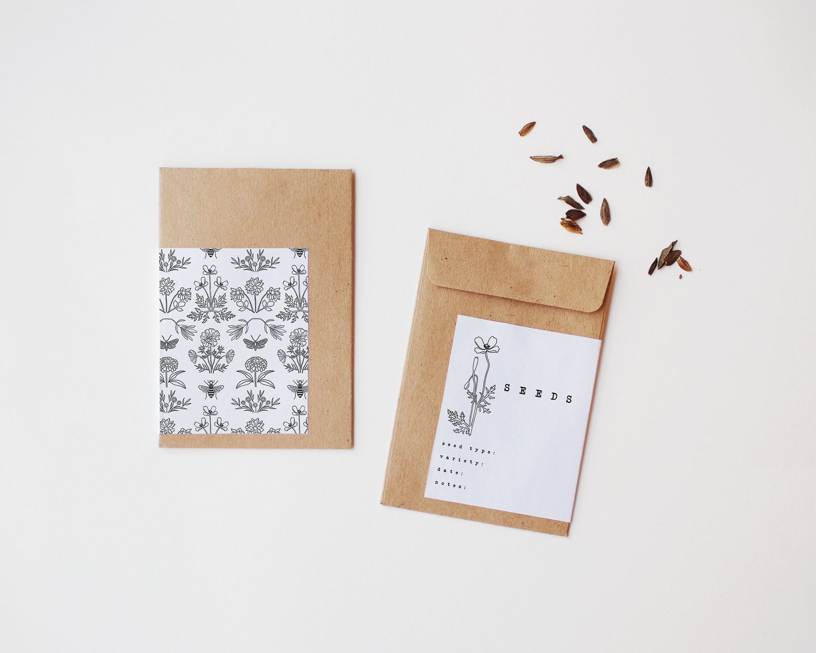 Seed Labels, Flower Seed Labeling, Sticker Label for Seed Envelopes ...