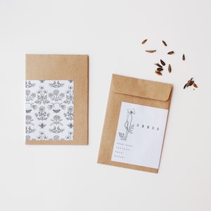 Seed Labels, Flower Seed Labeling, Sticker Label for Seed Envelopes ...