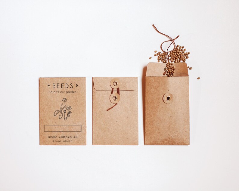 Custom Seed Packet Stamp | Wildflower Seed Stamp | Seed Labeling Stamp ...