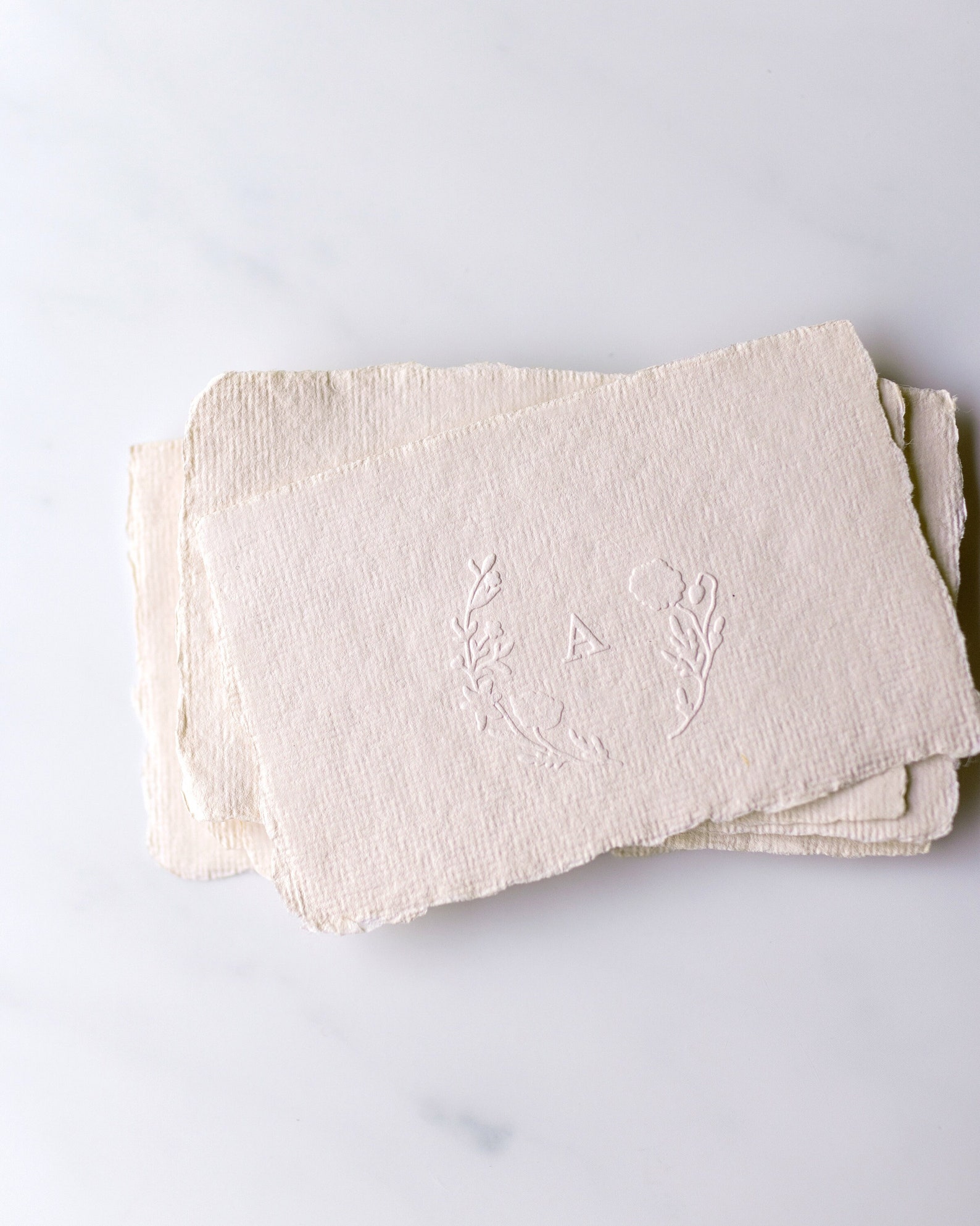 Monogram Floral Embosser, Embosses From BOTTOM, Simple Envelope ...