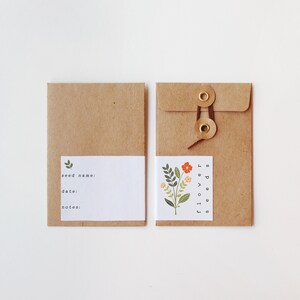 ROLL of 250 | Seed Labels, Labeling for Flower Seeds, Labels for Zinnia ...