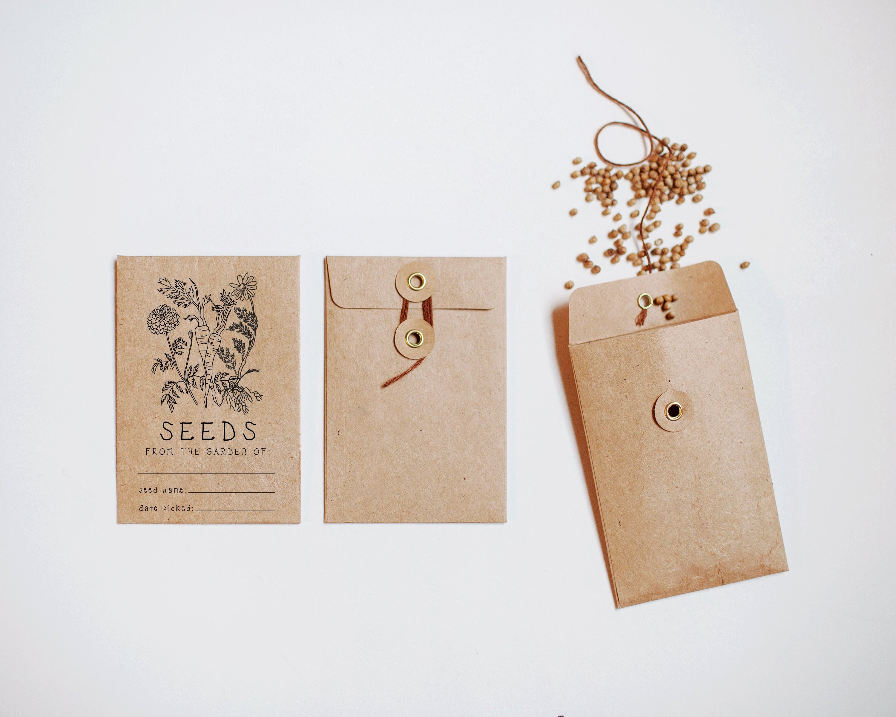 Custom Seed Packet Stamp Wildflower Seed Stamp Seed | Etsy