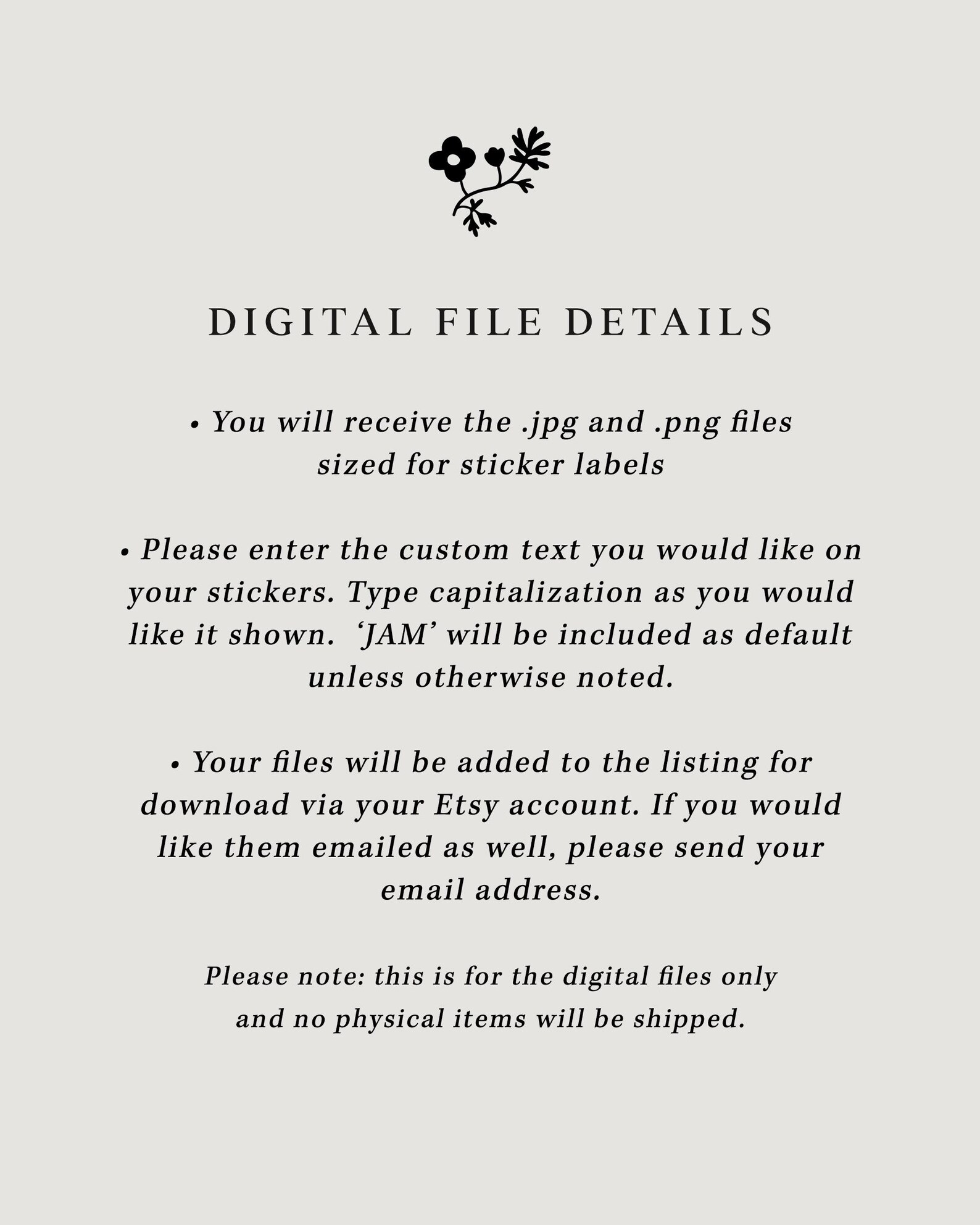 DIGITAL FILE, Homemade Jam Sticker, Homemade Peach Jam, Sticker File ...
