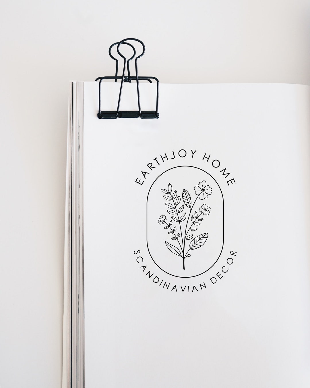 Custom Flower Bouquet Stamp, Fresh Cut Flowers Stamp, Floral Stamp ...