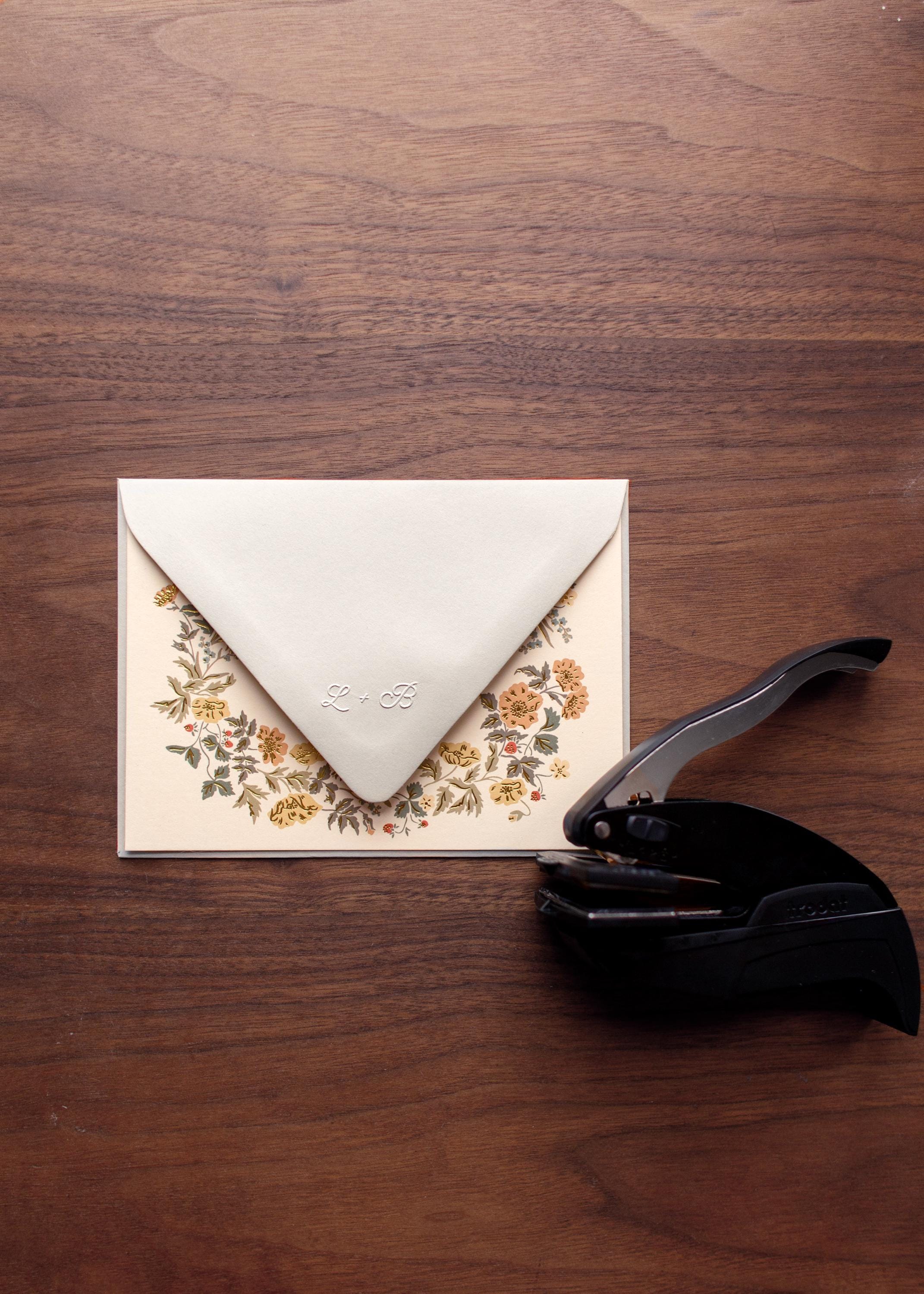Monogram Embosser | Simple Envelope Embosser, Emboss Wedding Envelopes ...
