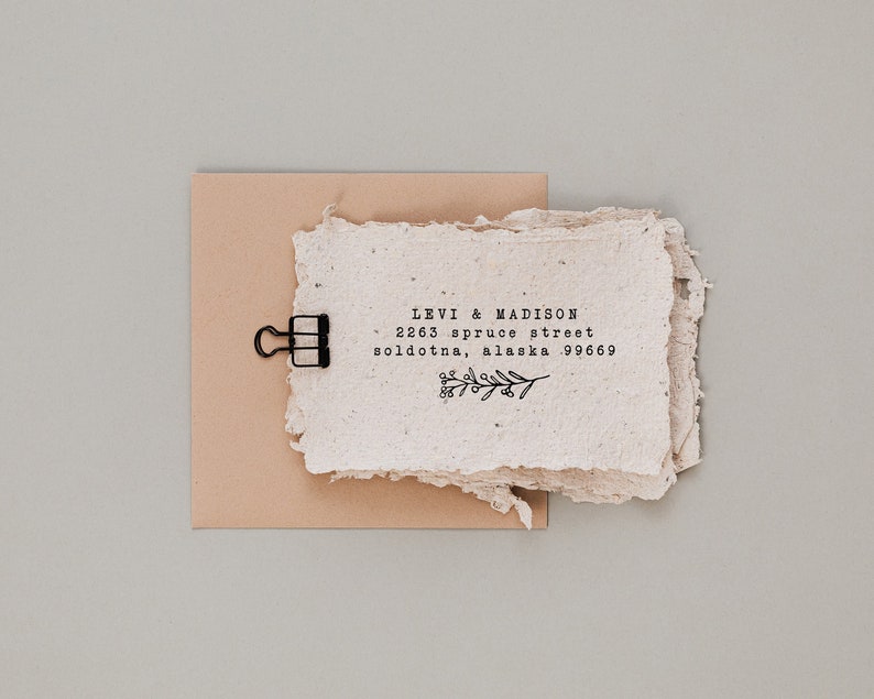 Custom Return Address Stamp Typewriter Font Stamp - Etsy Custom Return Address Stamp Typewriter Font Stamp - Etsy