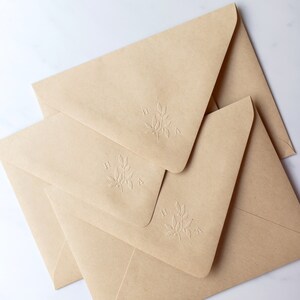 Monogram Floral Embosser | Simple Envelope Embosser, Emboss Wedding ...