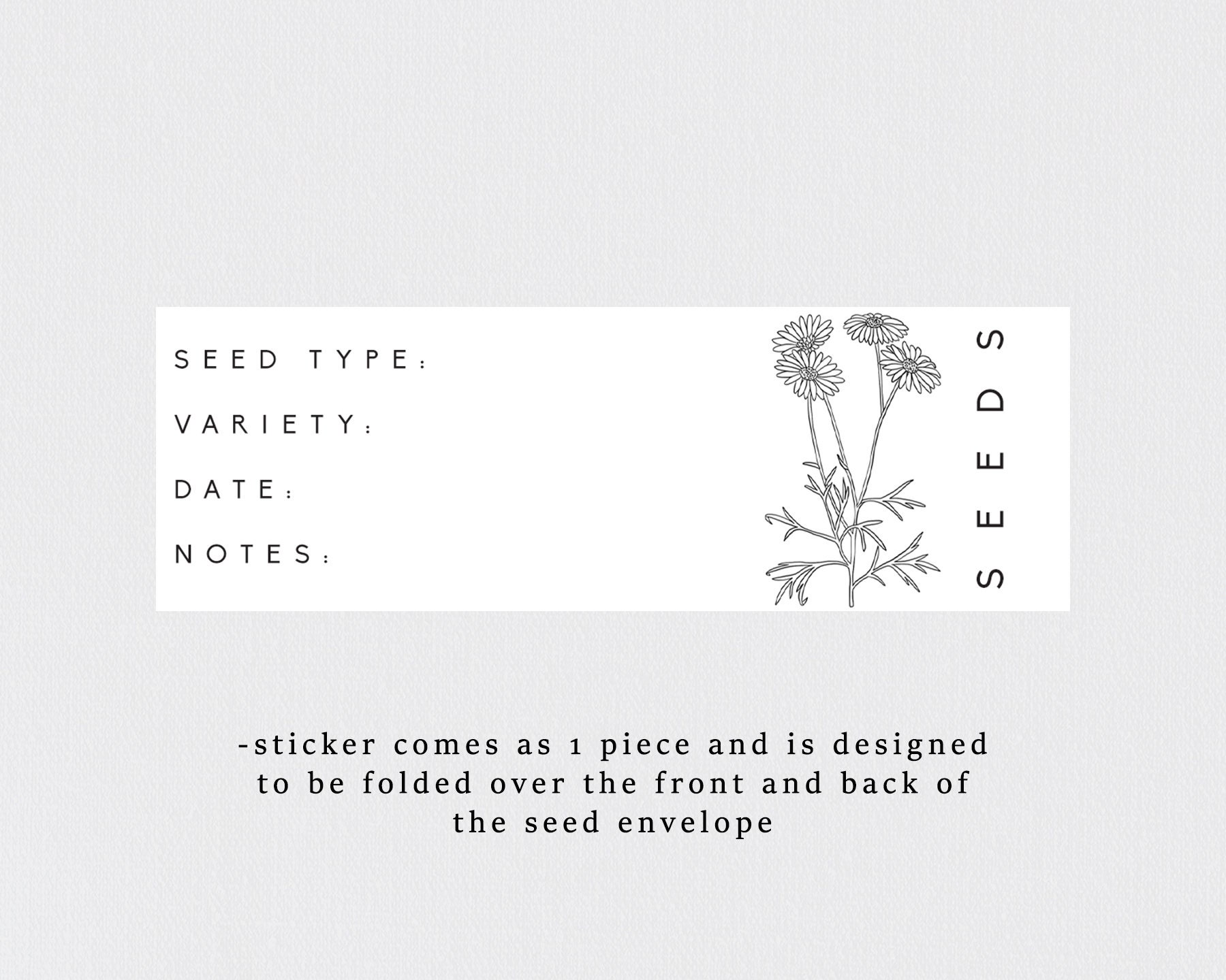 Seed Labeling Labels for Seed Packets Write on Seed Labels - Etsy UK