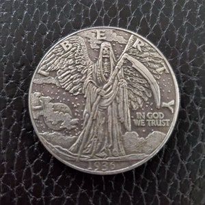 Winged Reaper Hobo Coin - Etsy