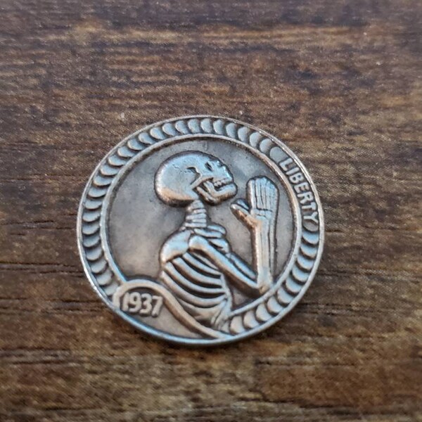 Skeleton Coin - Etsy