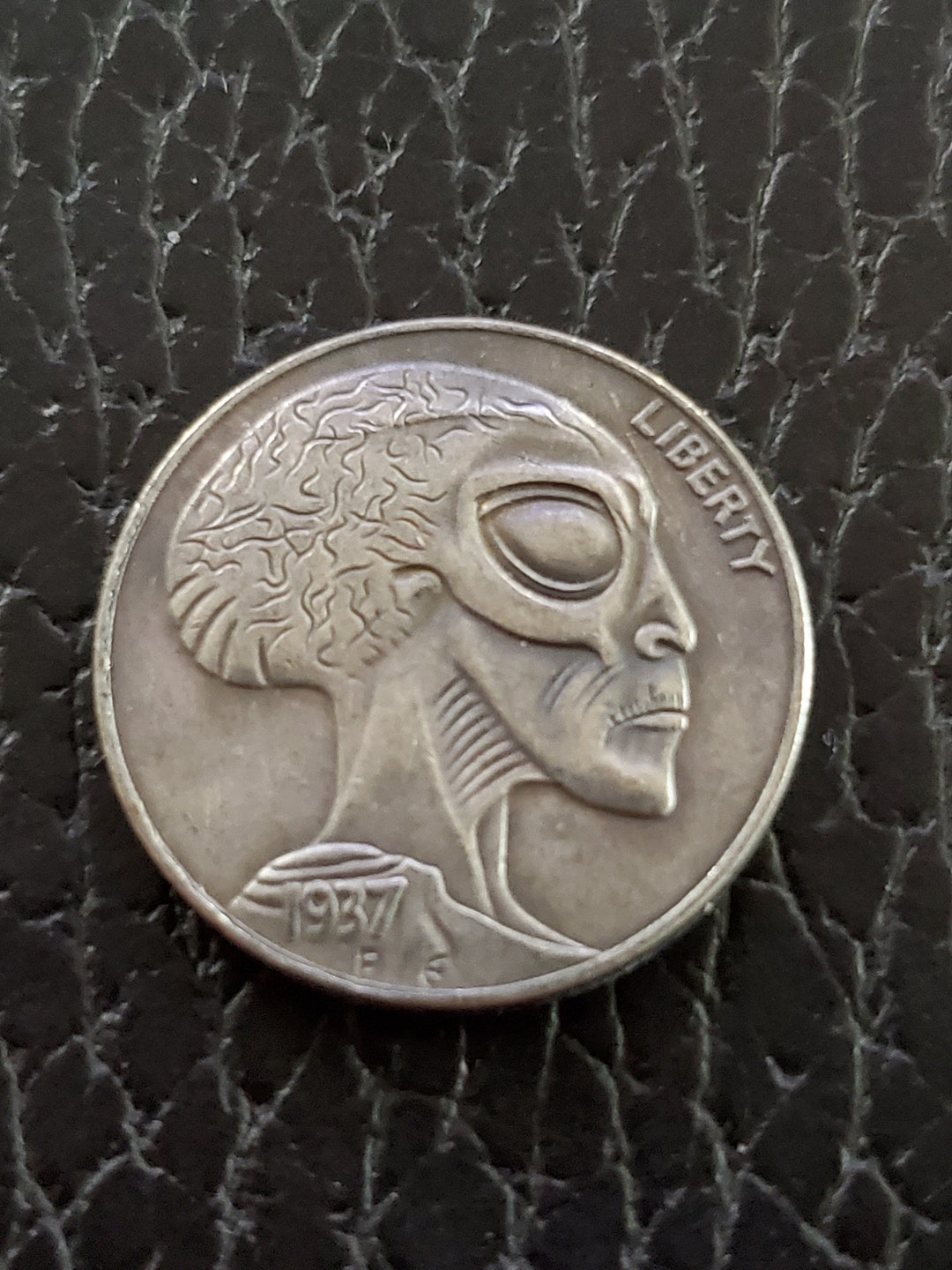The Alien Hobo Nickel - Etsy