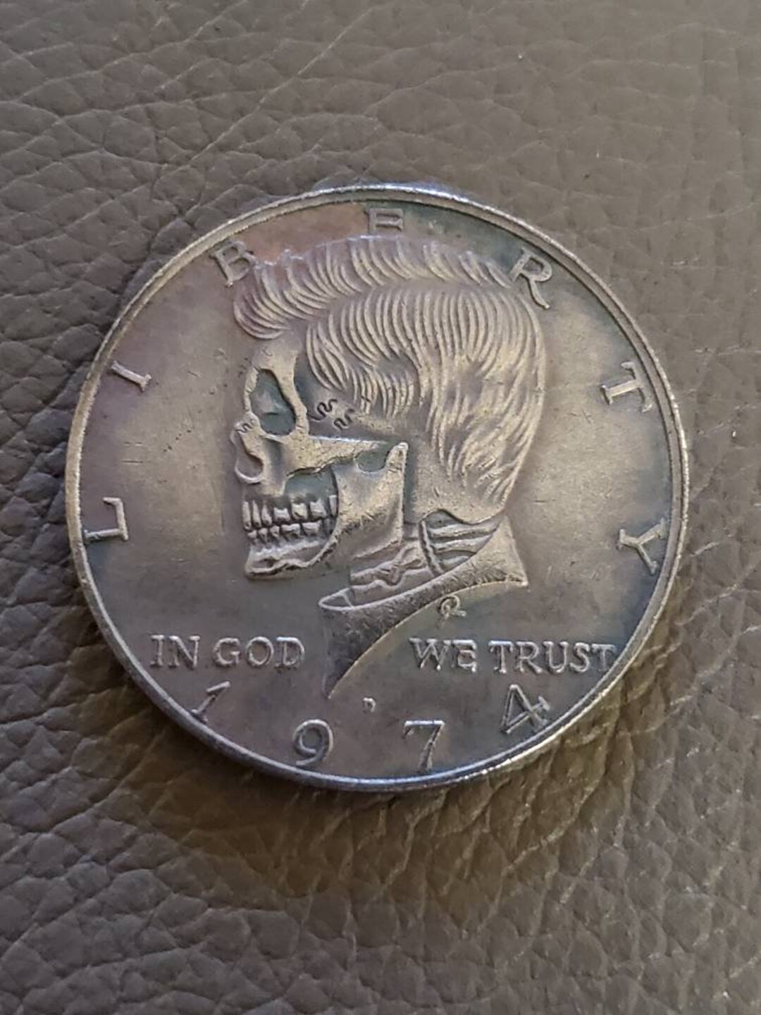 Kennedy Skullhead Hobo Coin - Etsy
